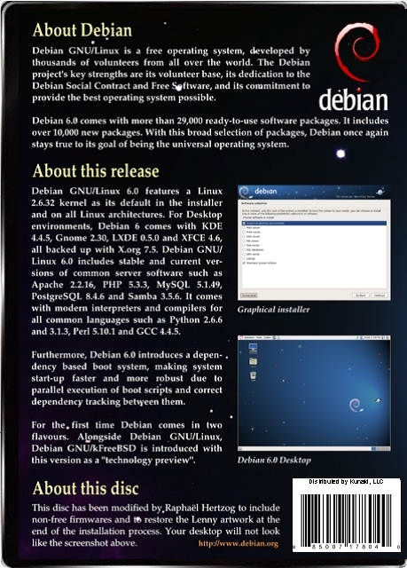 Discover my Debian DVD shop